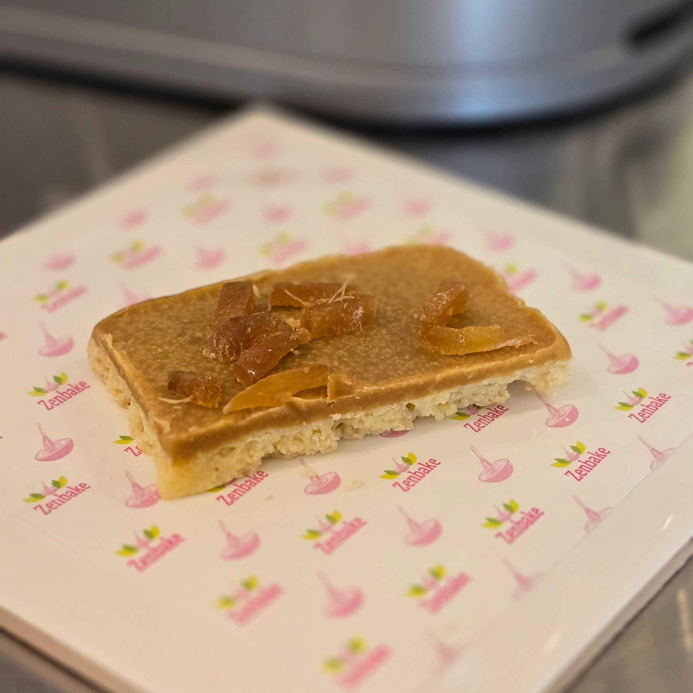 Ginger Crunch Slice – Zen Bake Kitchen